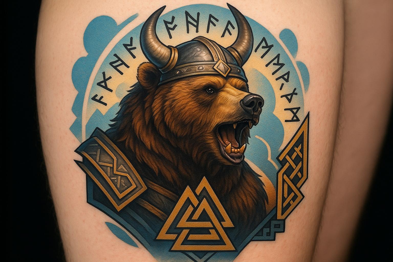 Tatouage Ours Viking