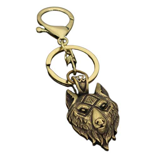 Fenrir Wolf Viking Keychain | Invasion Viking Shop – Ervald